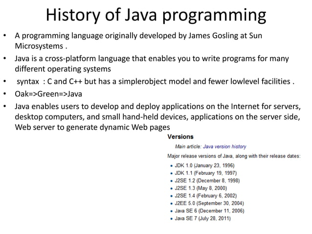 Chapter i(introduction to java) | PPT