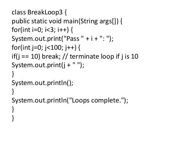 Chapter I Introduction To Java