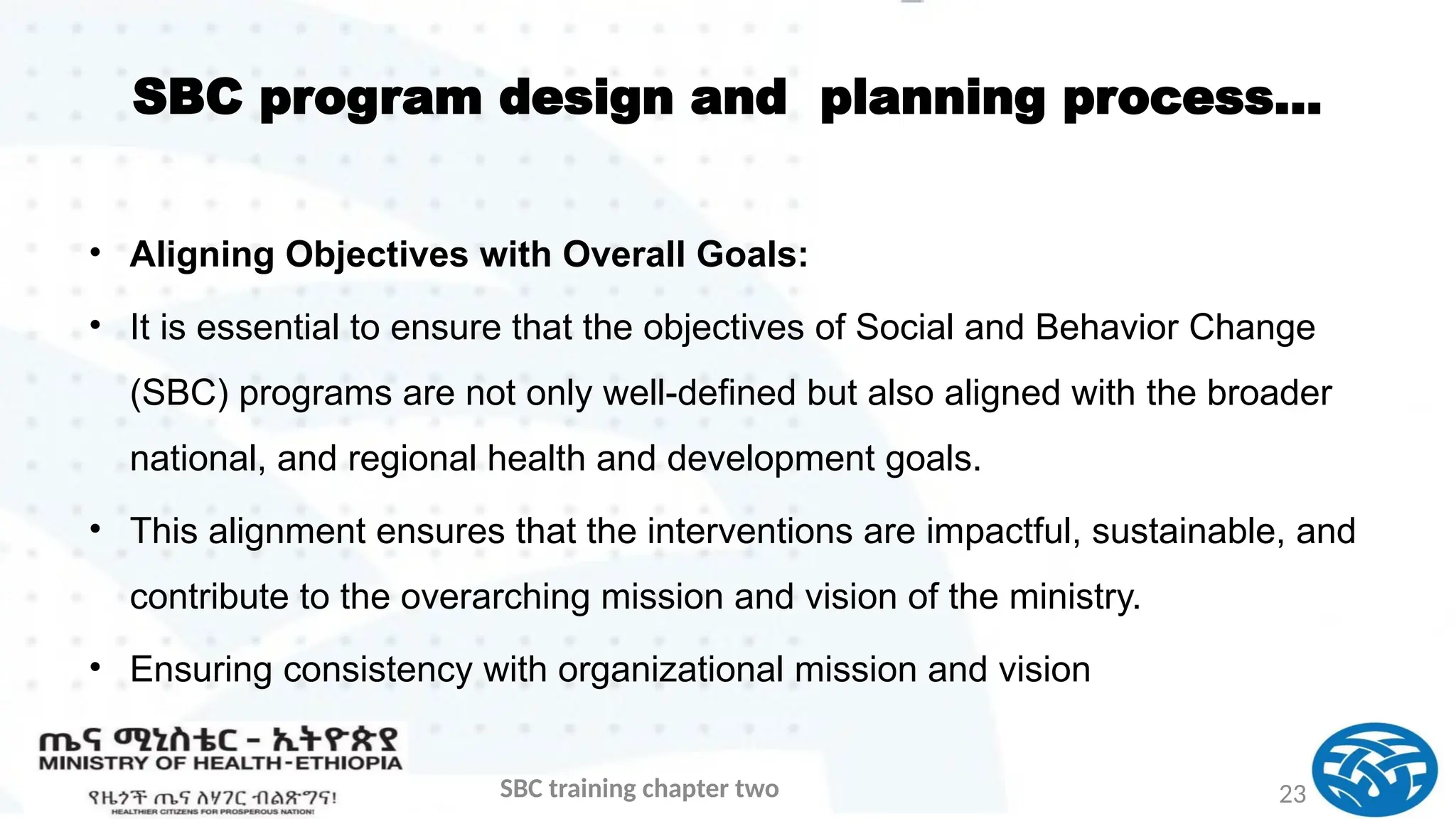 Chapter II Social and Behavior Change Program Designing.pptx