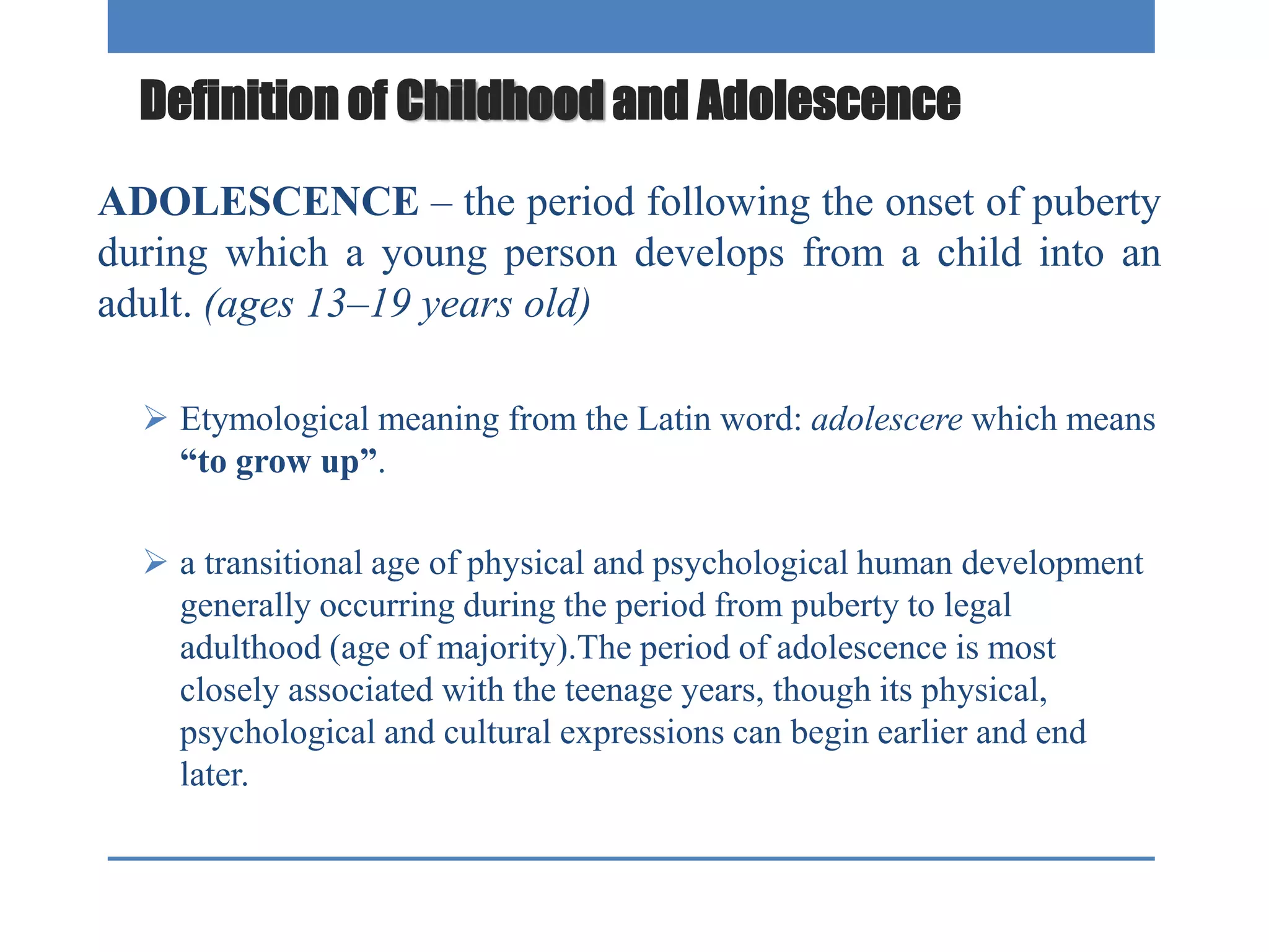 Child and adolescent learner | PPTX