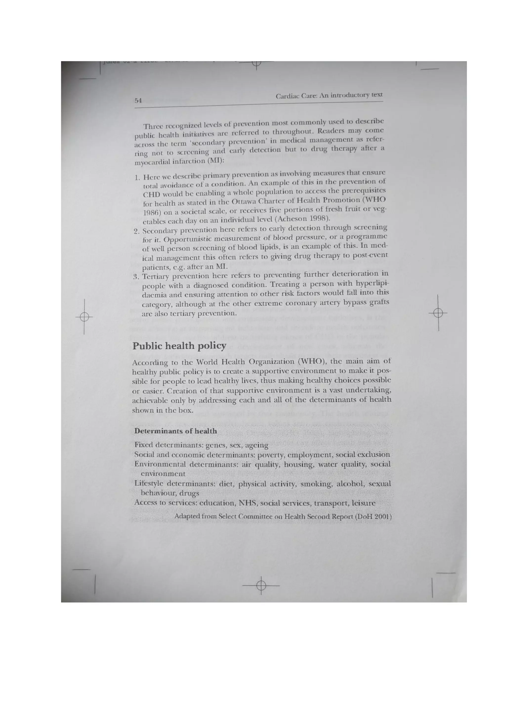 Primary Prevention of Heart Disease | PDF