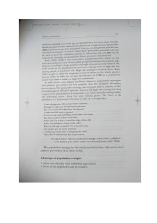 Primary Prevention of Heart Disease | PDF