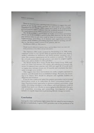 Primary Prevention of Heart Disease | PDF