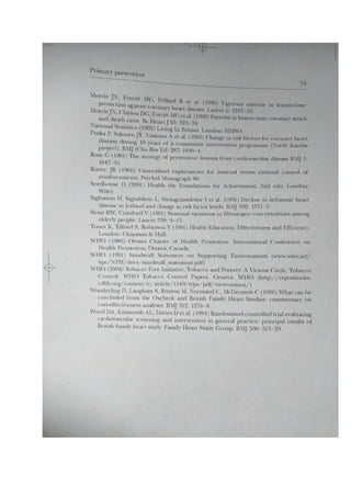 Primary Prevention of Heart Disease | PDF