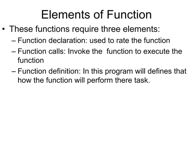 Chapter Introduction To Modular Programming Ppt