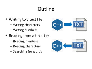 File handling in C++ for either reading or writing.ppt