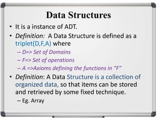 Introduction to Data Structure part 1 | PPTX