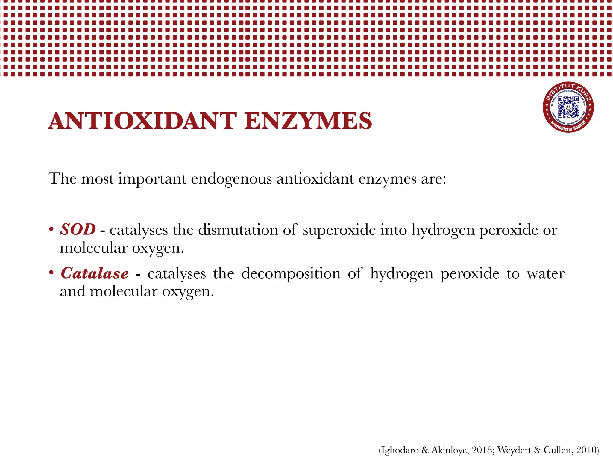 LABORATORY ANALYSIS OF ANTIOXIDANTS IN FOOD | PDF
