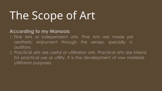 CHAPTER I - The Meaning and Importance of Arts.pptx