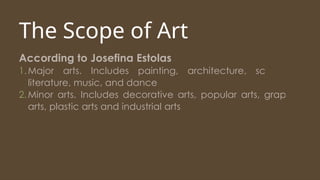 CHAPTER I - The Meaning and Importance of Arts.pptx