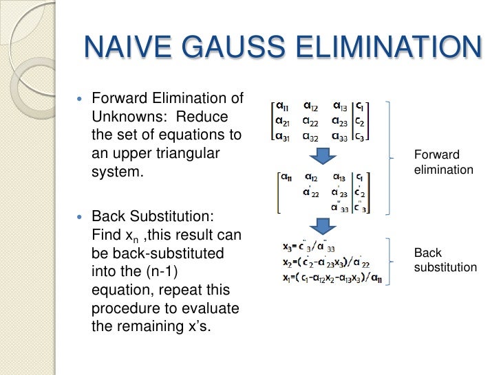 Chapter 4: Linear Algebraic Equations