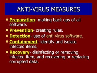 Chapter iv computer virus | PPT