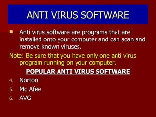 Chapter iv computer virus | PPT
