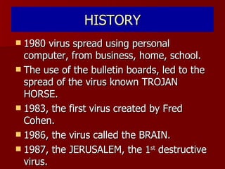 Chapter iv computer virus | PPT