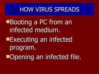 Chapter iv computer virus | PPT