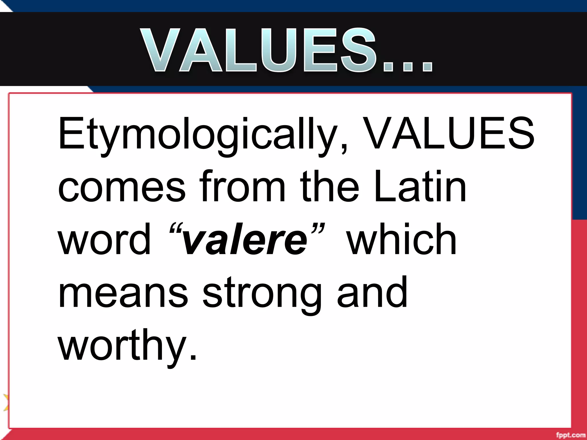 Philippine Values | PPTX