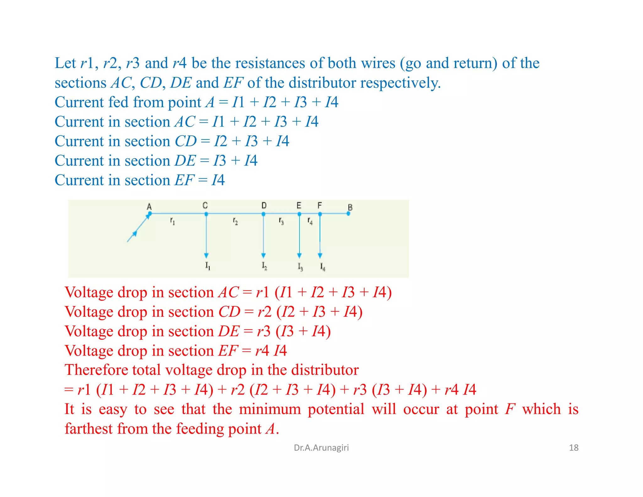 Distribution System Voltage Drop and Power Loss Calculation | PDF