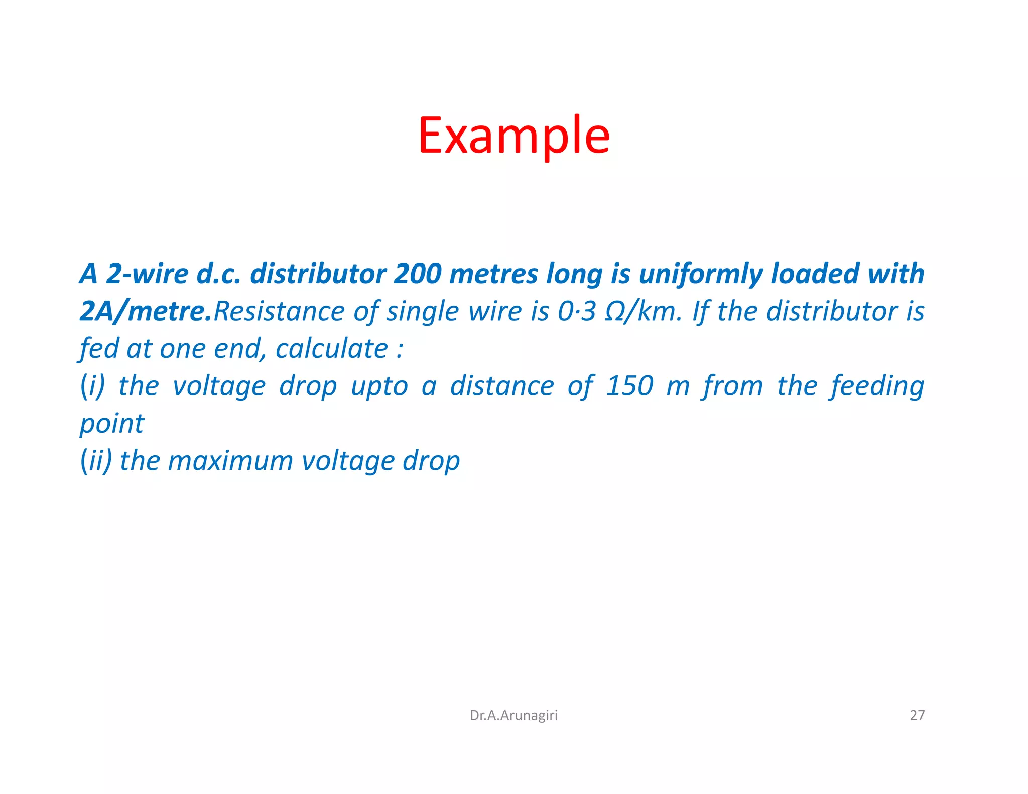 Distribution System Voltage Drop and Power Loss Calculation | PDF