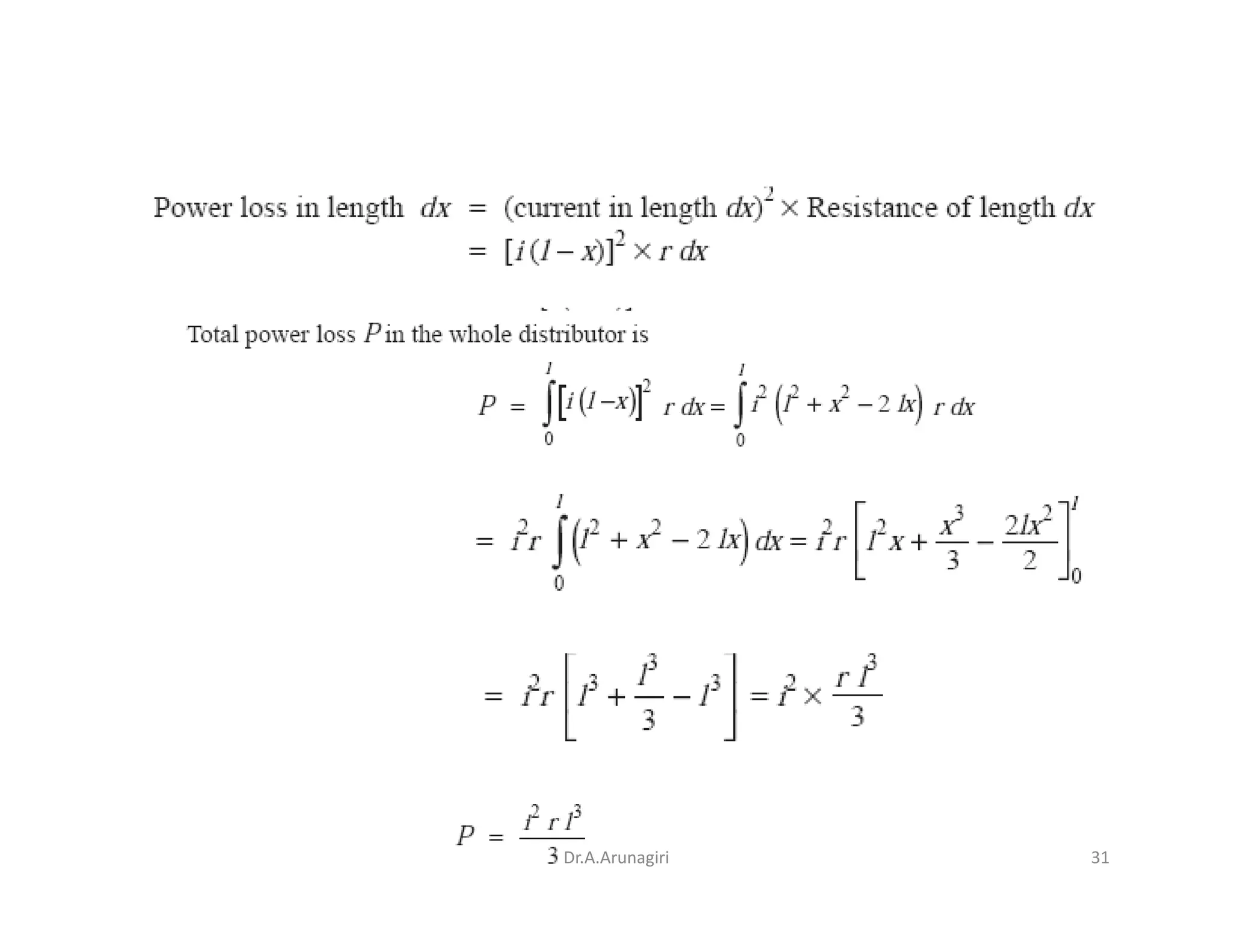 Distribution System Voltage Drop and Power Loss Calculation | PDF