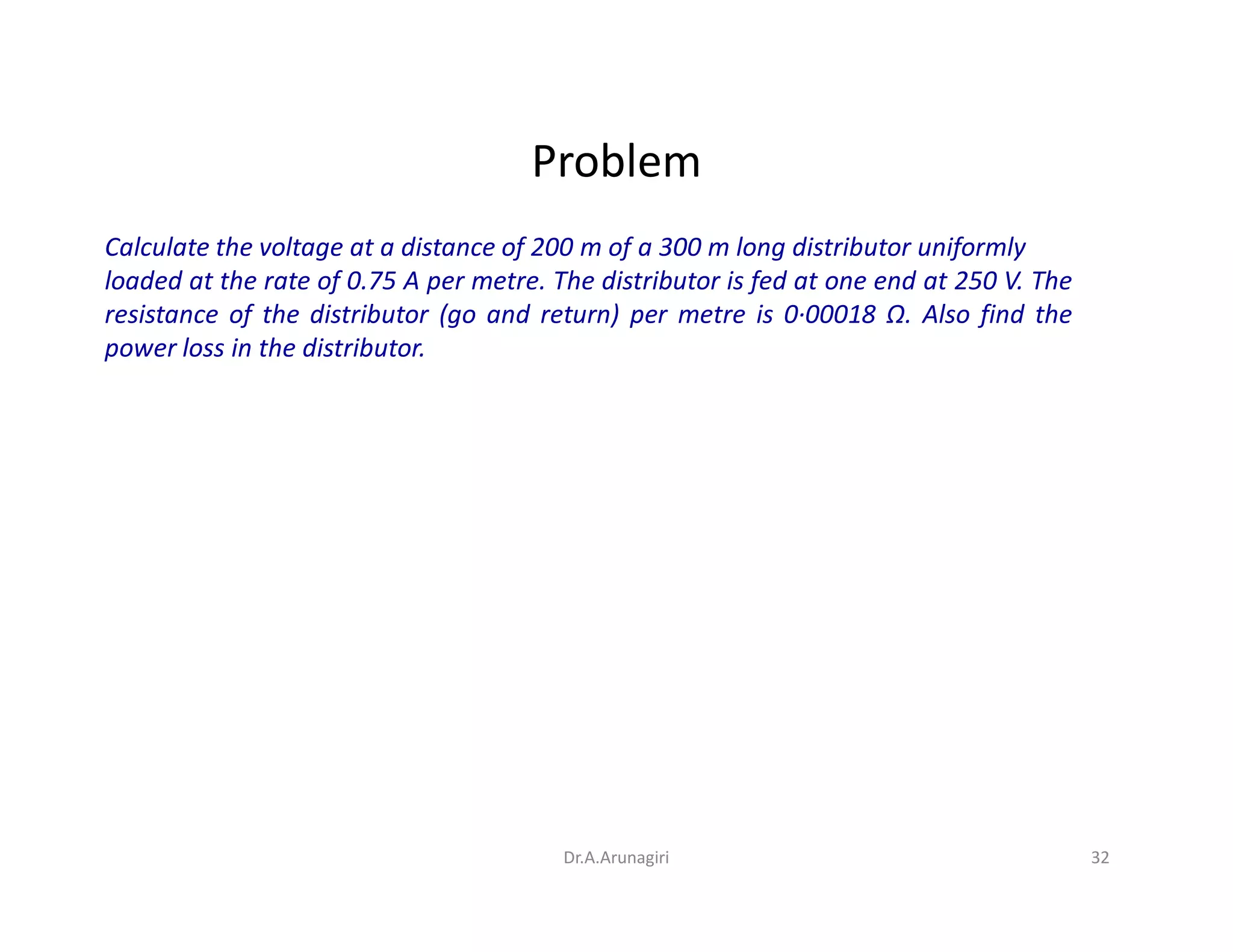 Distribution System Voltage Drop and Power Loss Calculation | PDF