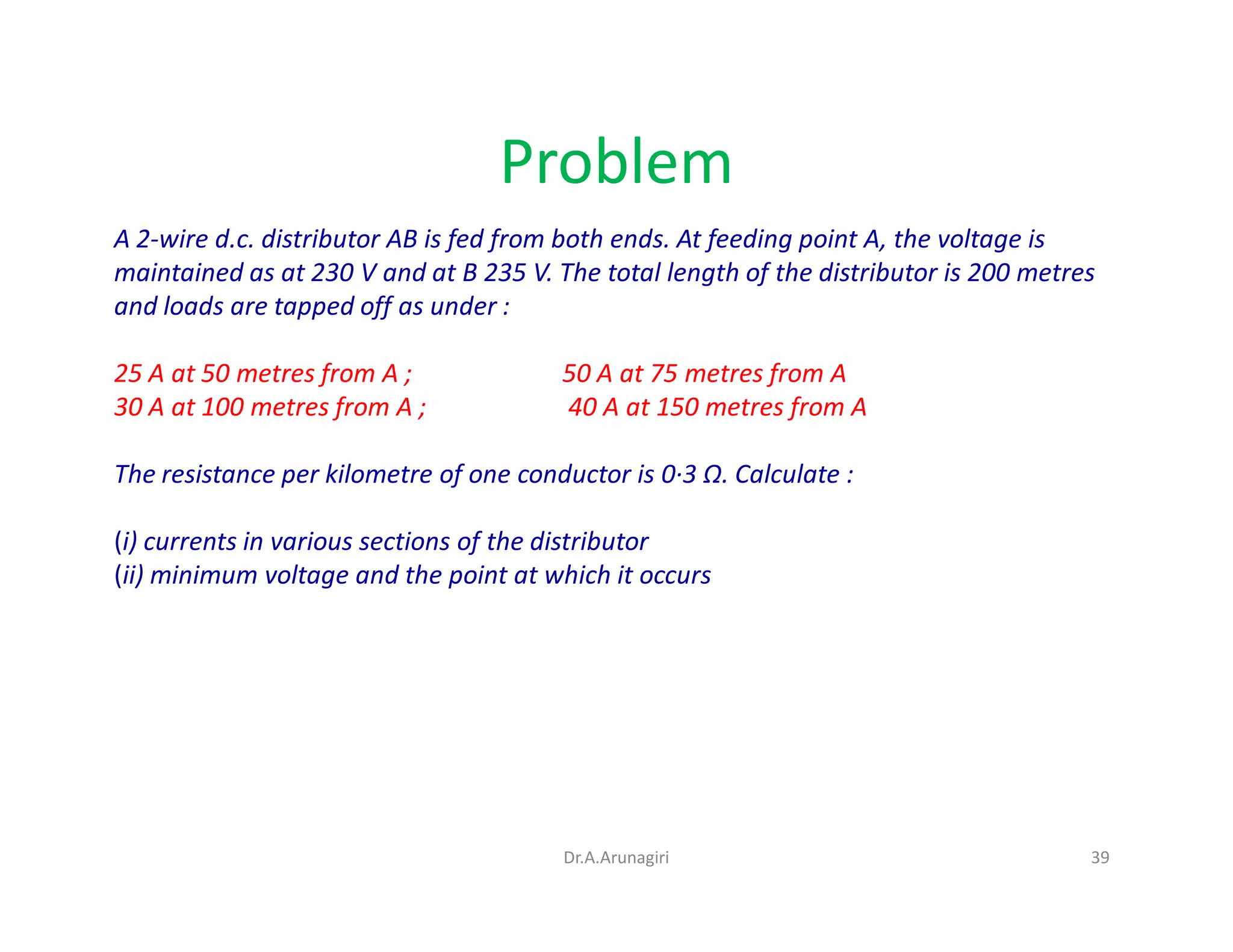 Distribution System Voltage Drop and Power Loss Calculation | PDF