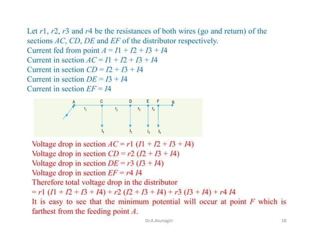Distribution System Voltage Drop and Power Loss Calculation | PDF ...