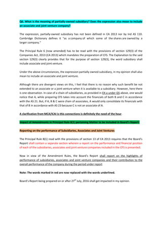 MCA Tweaks CFS Exemption in lines with Ind AS 110 | PDF