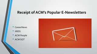 ACM Chapter member benefits | PPTX