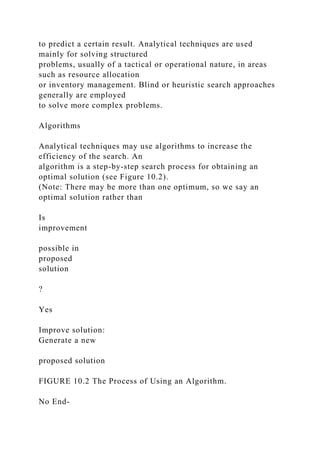 CHAPTER Modeling and Analysis Heuristic Search Methods .docx | Business | Business and Finance