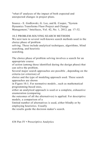 CHAPTER Modeling and Analysis Heuristic Search Methods .docx | Business | Business and Finance