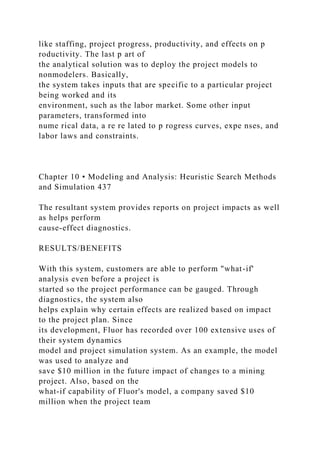 CHAPTER Modeling and Analysis Heuristic Search Methods .docx