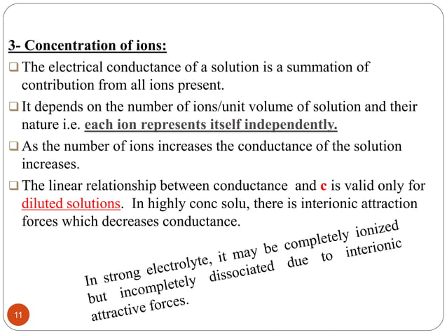 Conductometry | PPT | Chemistry | Science