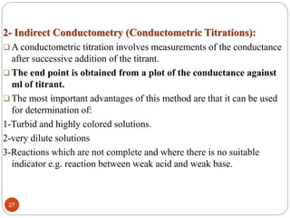 Conductometry | PPT