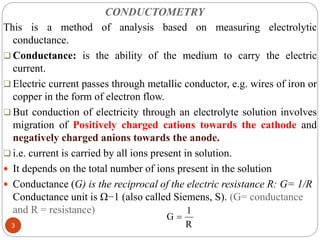 Conductometry | PPT