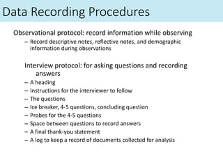 Chapter Nine Qualitative Methods | PPT