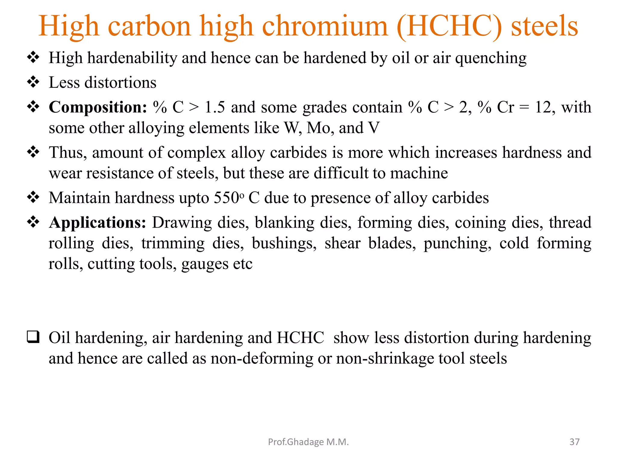 Chapter no 02 steels and alloy of steels | PPTX