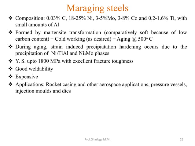 Chapter no 02 steels and alloy of steels | PPTX | Chemistry | Science