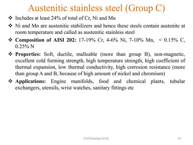 Chapter no 02 steels and alloy of steels | PPTX | Chemistry | Science