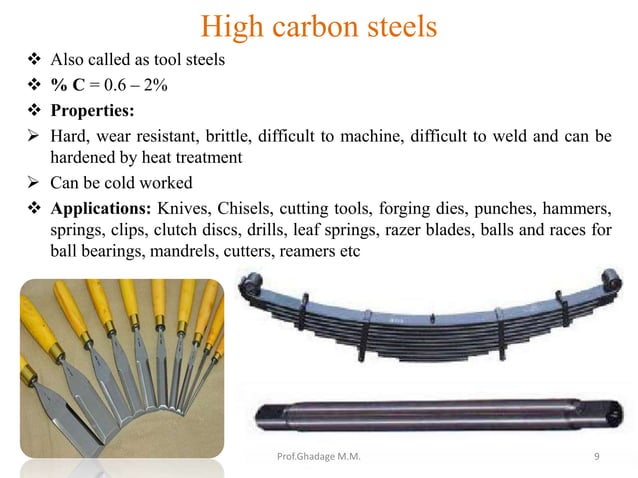 Chapter no 02 steels and alloy of steels | PPTX | Chemistry | Science