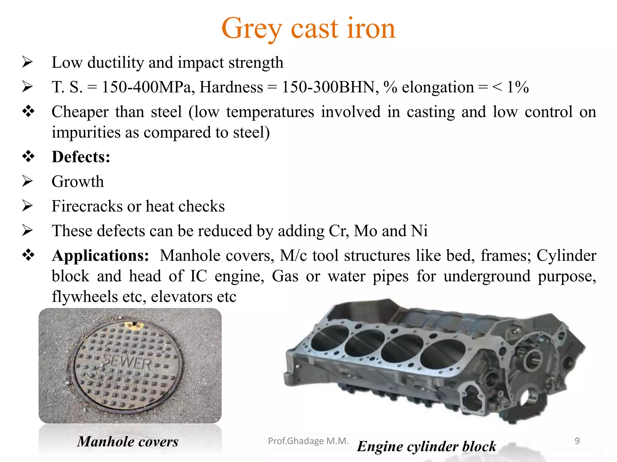 Chapter no 03 cast iron pptx | PPTX