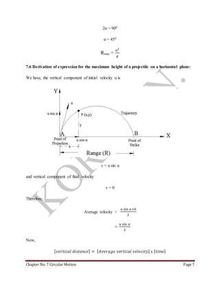 Projectile Motion | DOCX