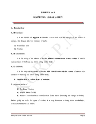 Chapter no. 6 linear mo | DOCX