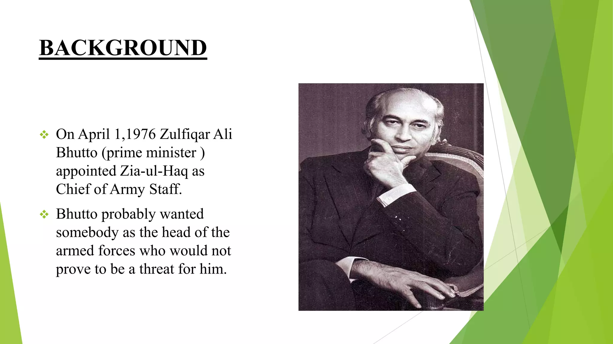 Zia ul Haq Regime | PPTX