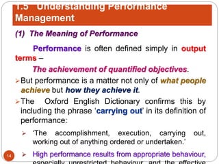 The Basics of Performance Management | PPT