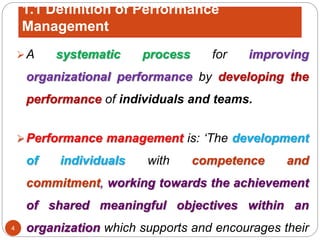 The Basics of Performance Management | PPT