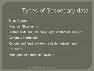 Sources of Data Collection | PPTX