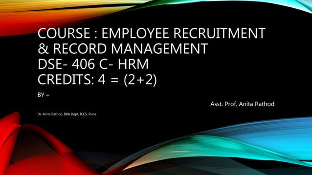 Manpower Planning / HR Planning and Forecasting of manpower | PPTX ...