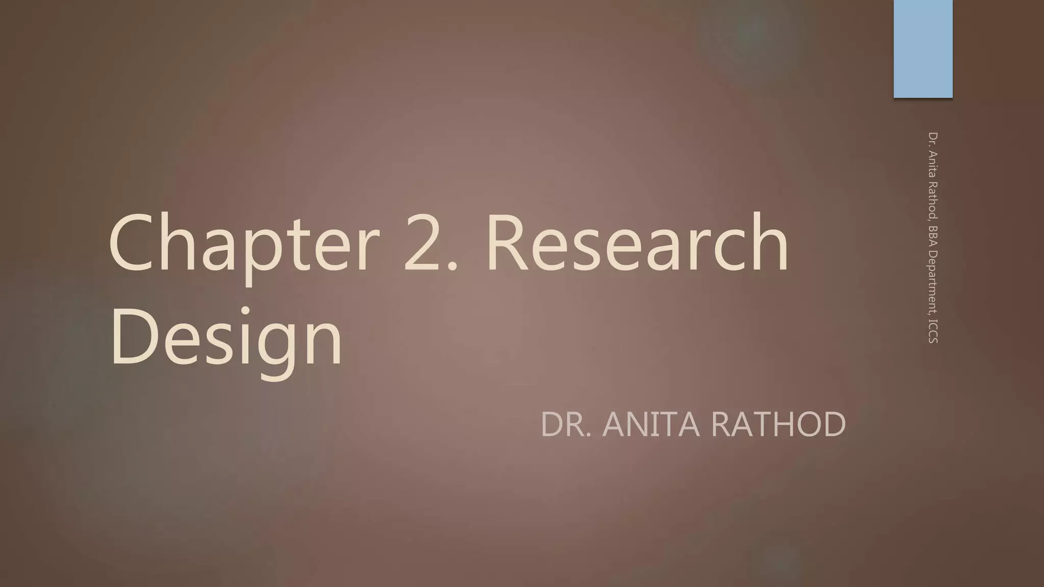 Research Design, Process of research with examples | PPTX