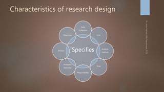 Research Design, Process of research with examples | PPTX | Science