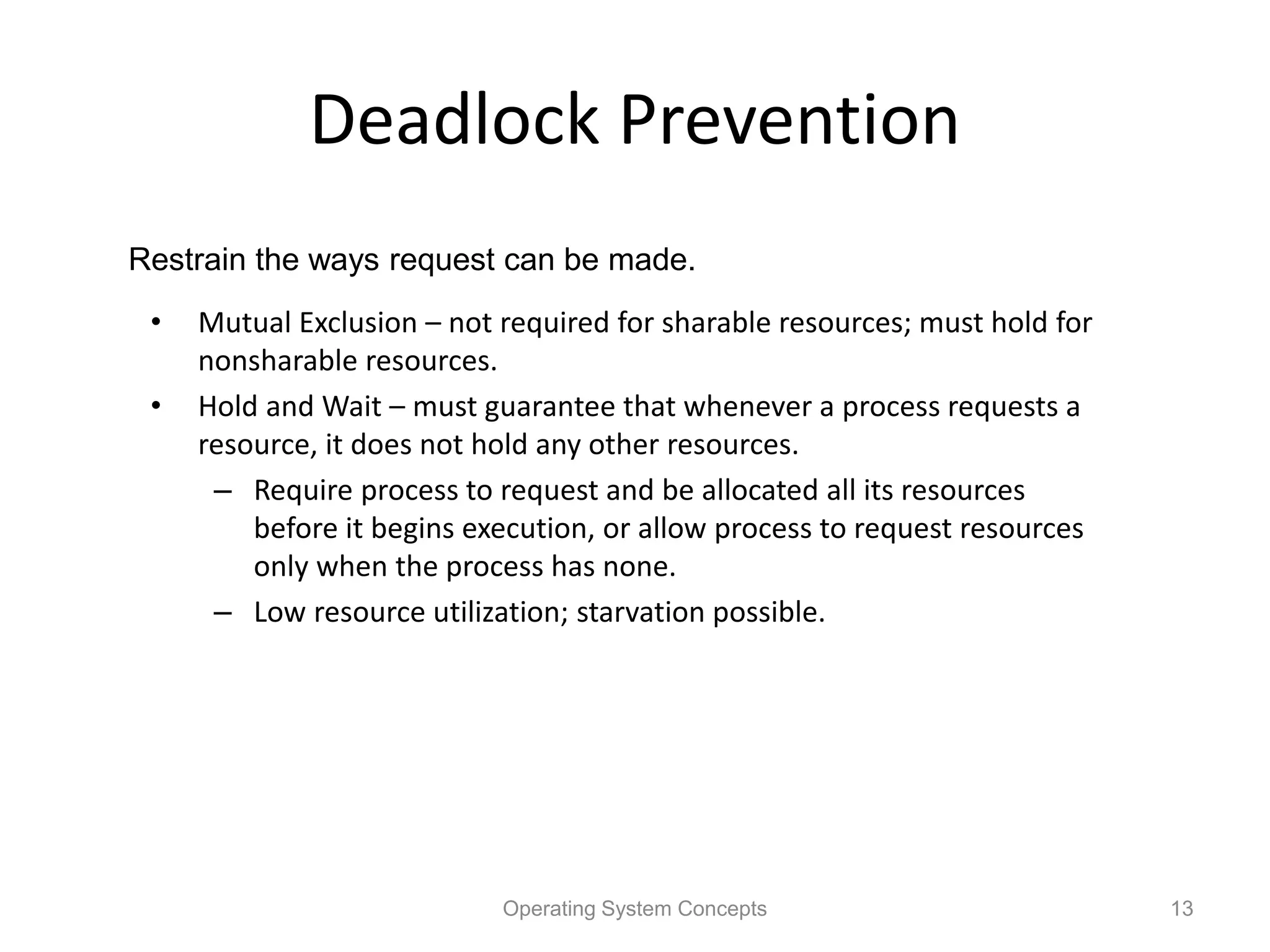 Deadlock In Real Time Operating Systempptx Pptx Operating Systems